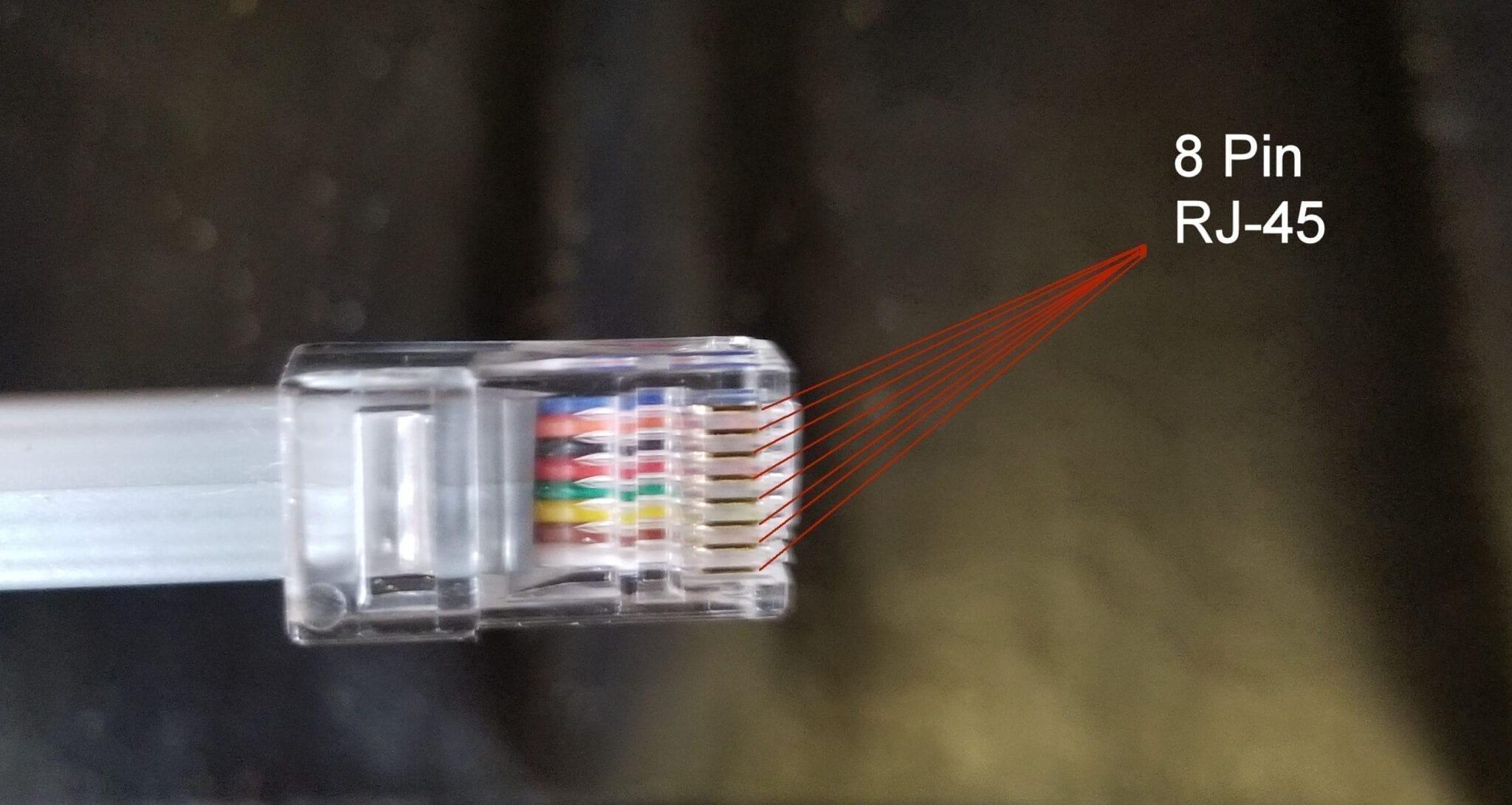 Microphone Extension Cable for any radio that uses the 8 pin modular RJ ...